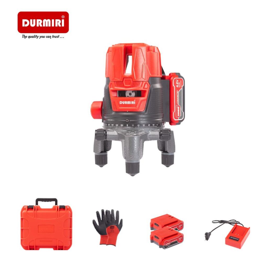 ميزان ليزر أخضر 2 خط 30 متر Durmiri